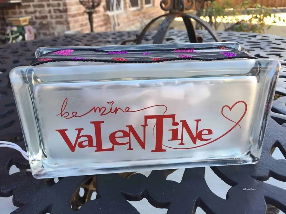 DIY Decorative Glass Block Crafts - Tried and True by Trista