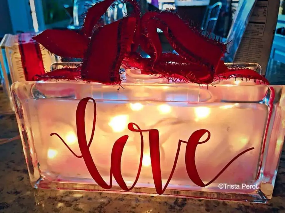 DIY Decorative Glass Block Crafts - Tried and True by Trista