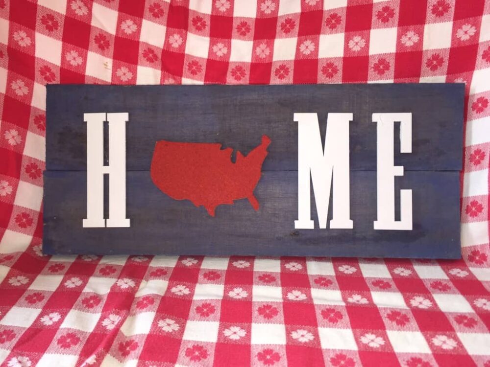DIY Patriotic Pallet Sign