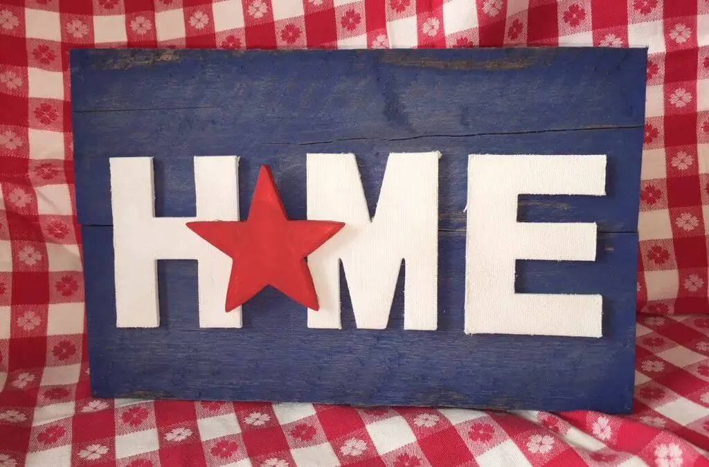 DIY Patriotic Pallet Sign