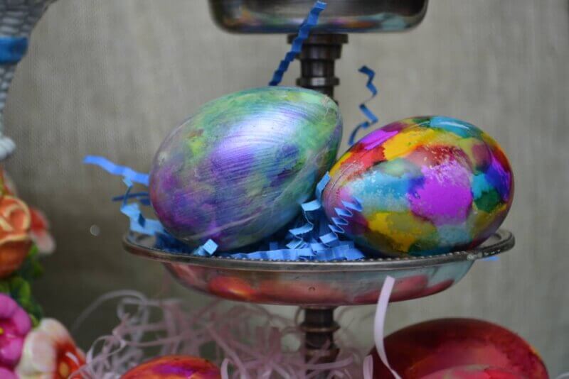 Decorating Plastic Easter Eggs - Tried and True by Trista